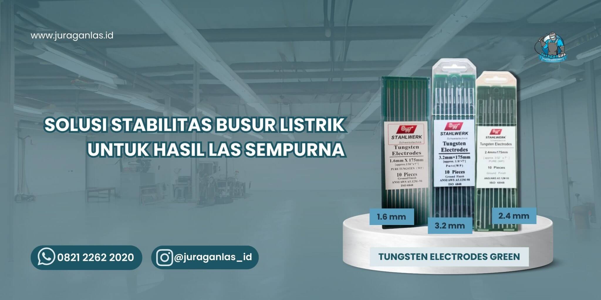 Tungsten Electrodes Green: Hasil Lasan Halus Berkualitas Tinggi!