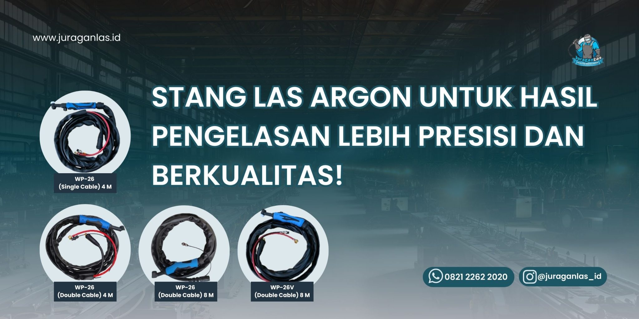 Stang Las Argon WP-26: Solusi Las Stabil & Presisi!